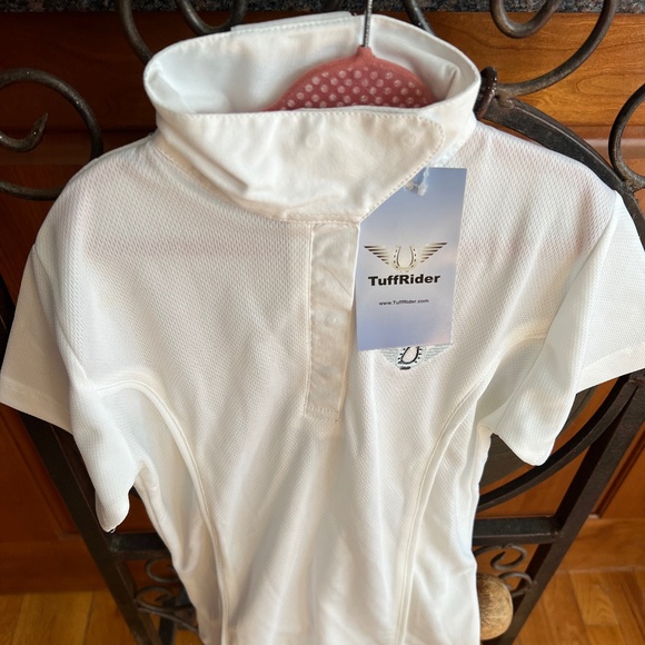 Jpc equestrian tuffrider | Shirts & Tops | New White Equestrian Show ...